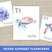 Ocean Animals Alphabet Flashcards: Watercolor ABC Cards (printable) - Etsy