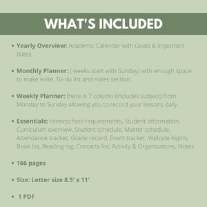 Homeschool Planner, Homeschool Planner Printable, Homeschool Planner ...