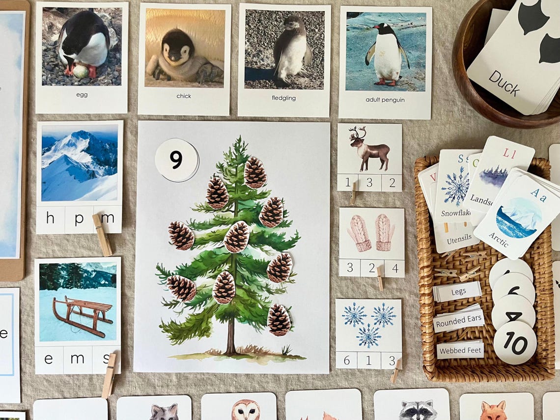 Winter Unit Study, Winter Activity Bundle, Winter Learning, Winter ...