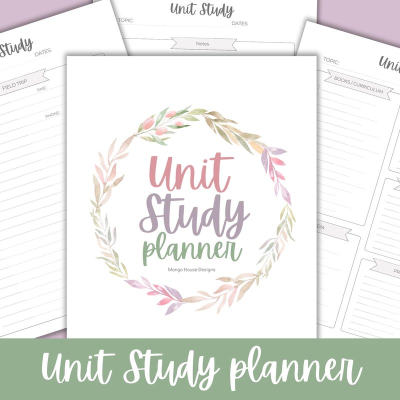 Study Planner - Etsy