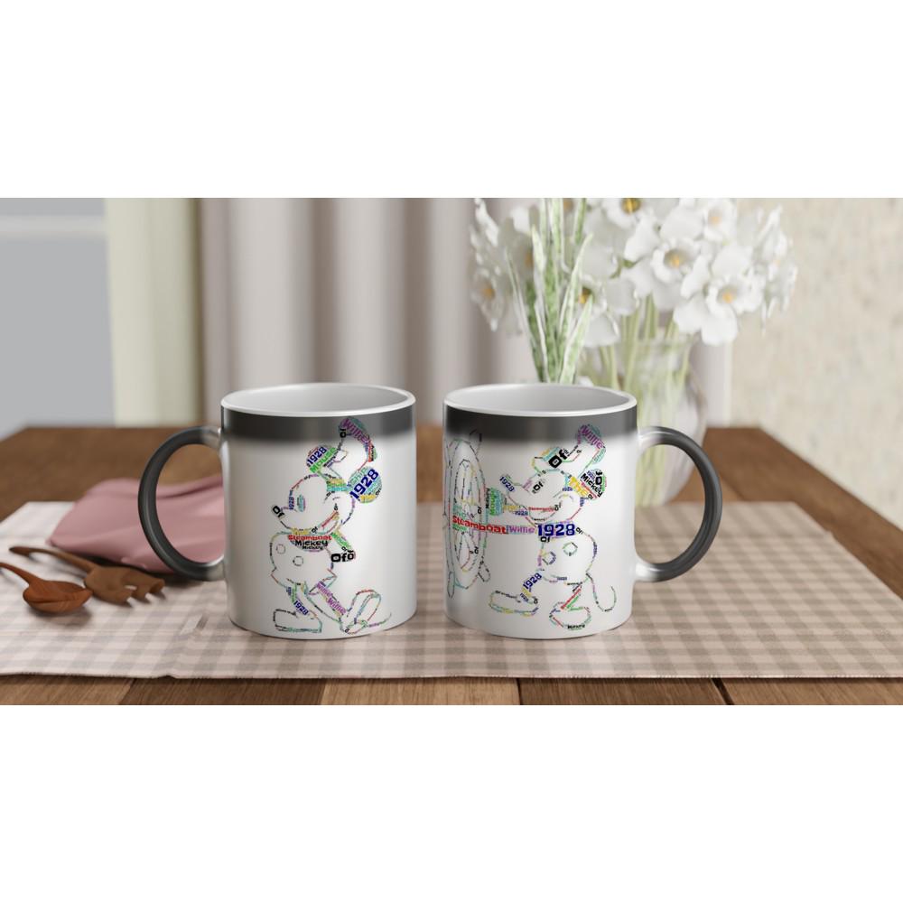 Steamboat Willie Mickey Word Art Magic 11oz Ceramic Mug - Etsy