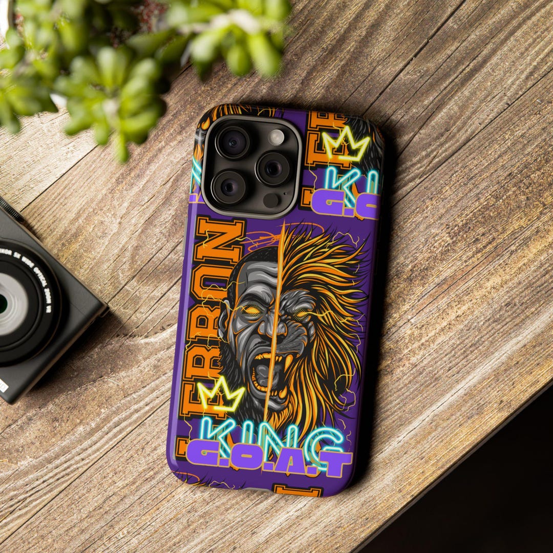 KING James Inspired G.O.A.T Tough Phone Case - Etsy