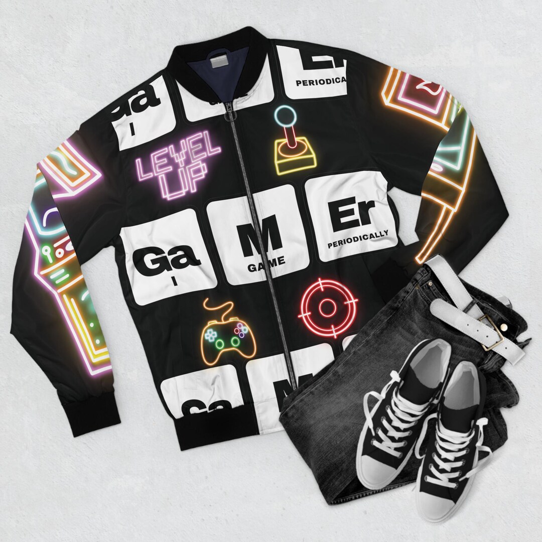 GAMER Men's Bomber Jacket (all Over Print) - Etsy