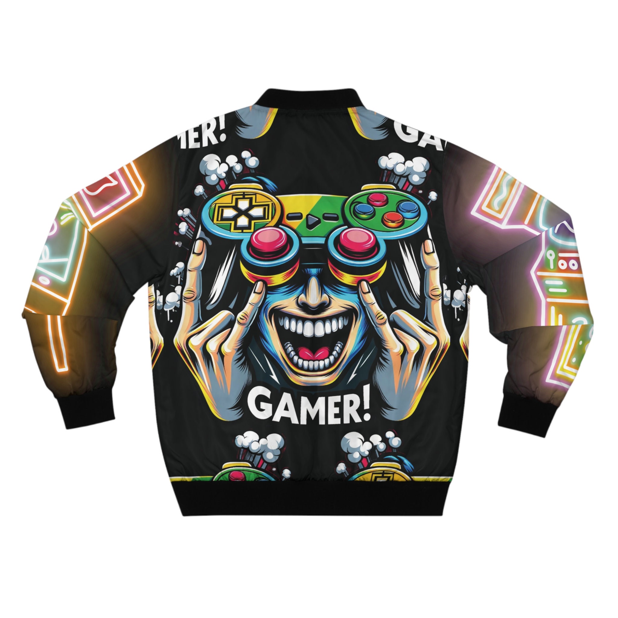 GAMER Men's Bomber Jacket all Over Print - Etsy
