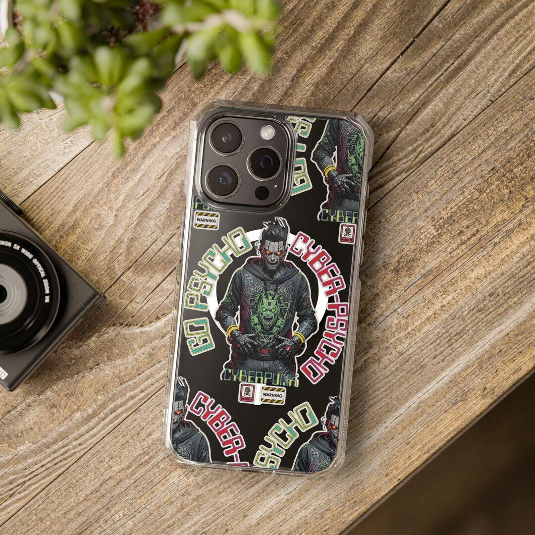 CYBER PUNK Game Inspired Magnetic Clear Impact Cases - Etsy