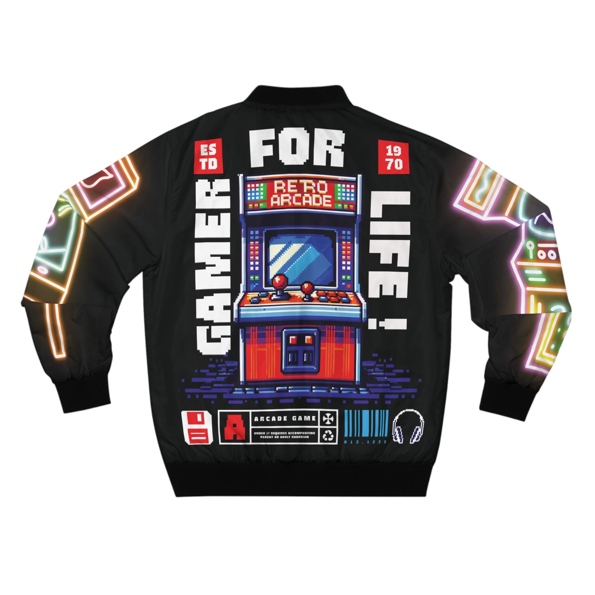 GAMER Men's Bomber Jacket (all Over Print) - Etsy