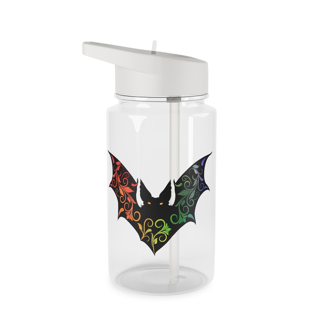 Rainbow Bat Water Bottle - Etsy