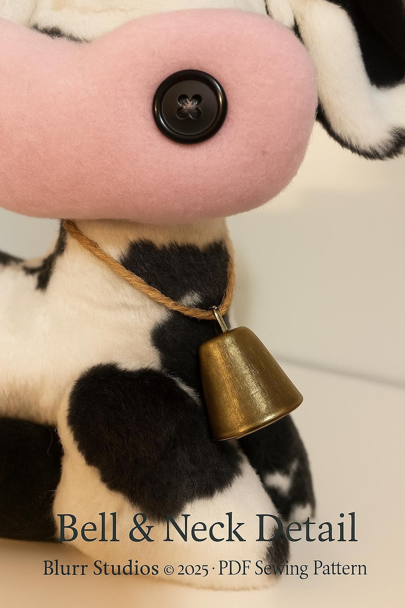 Cow Sewing Pattern PDF: DIY Farmhouse Plush With Video Tutorial - Etsy