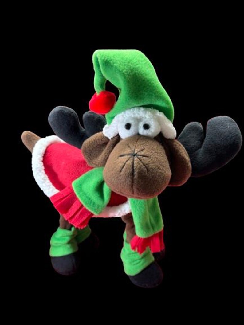 Fleece Christmas Moose Sewing Pattern: DIY Holiday Decor (PDF Pattern ...
