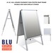 A Boards Double Side Aluminium Snap Frame Poster Display Stands A1,A2 ...