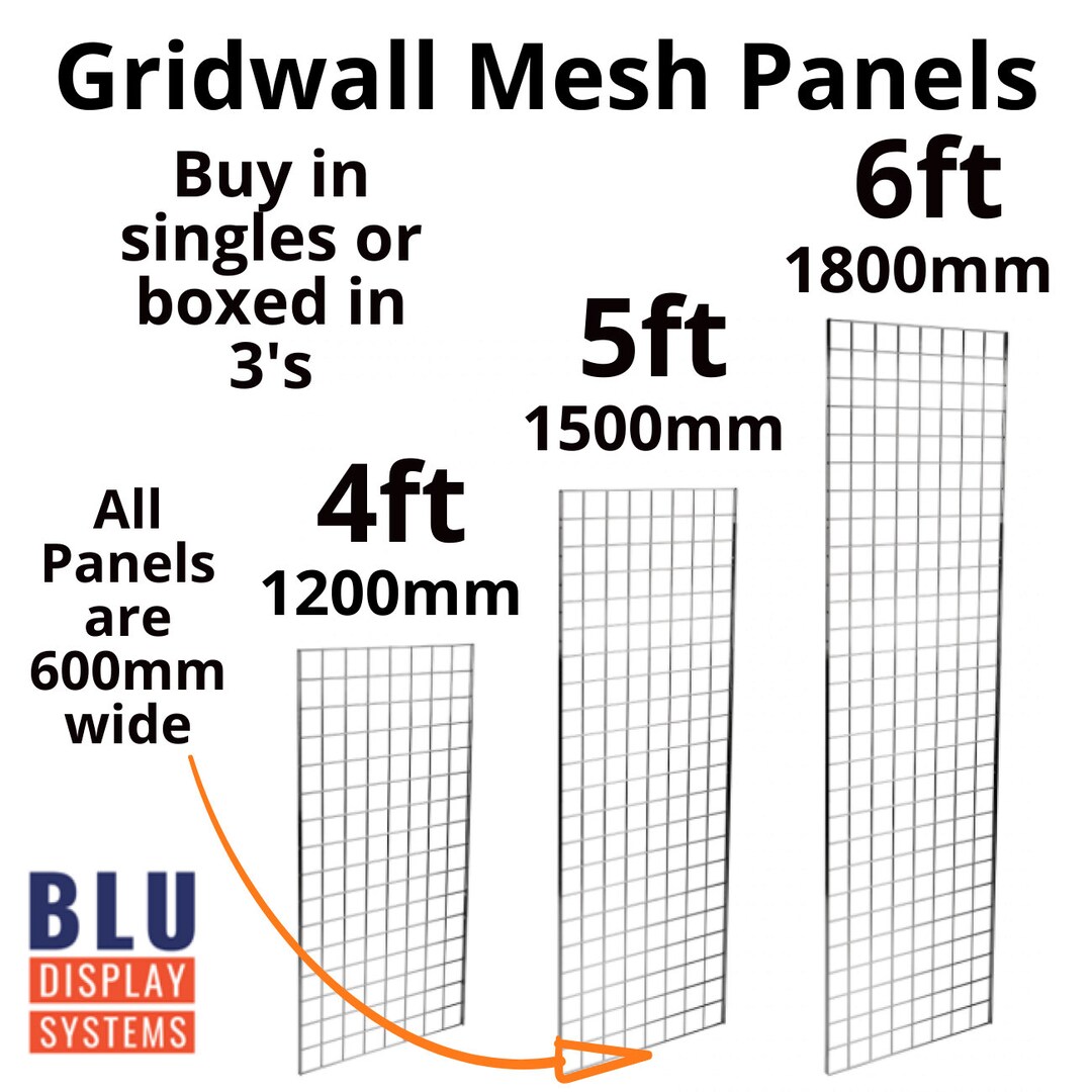 Gridwall /mesh Panels 4ft,5ft,6ft - Etsy