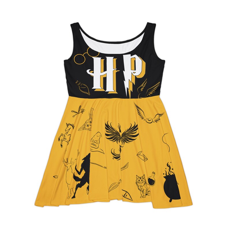 Harry Potter Hufflepuff Inspired Women's Dress - Etsy