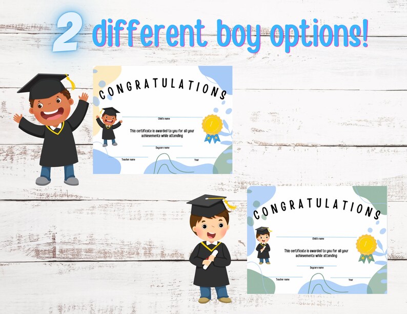 Printable | Daycare Graduation Certificate - Etsy