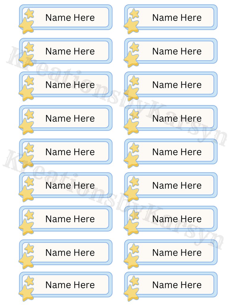 Editable | Cubby Tags | Daycare Labels | School Tags - Etsy