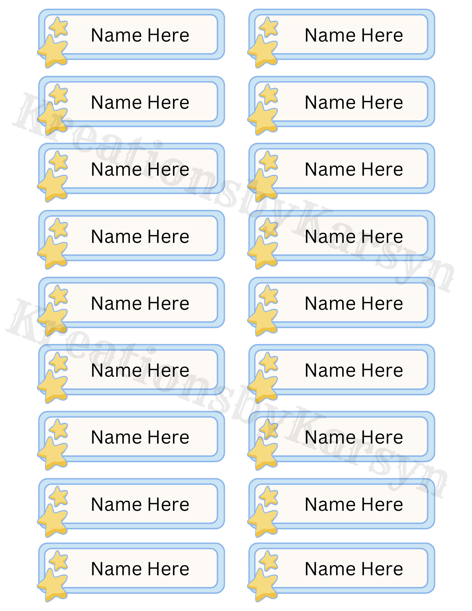 Editable | Cubby Tags | Daycare Labels | School Tags - Etsy