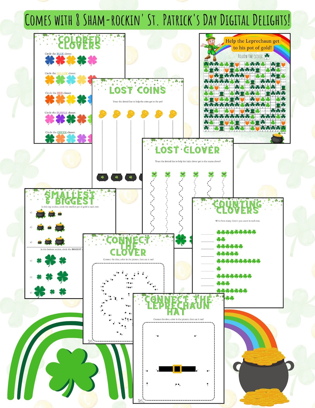 Editable & Printable| Luck of the Irish Bundle!| St.patrick's Day ...