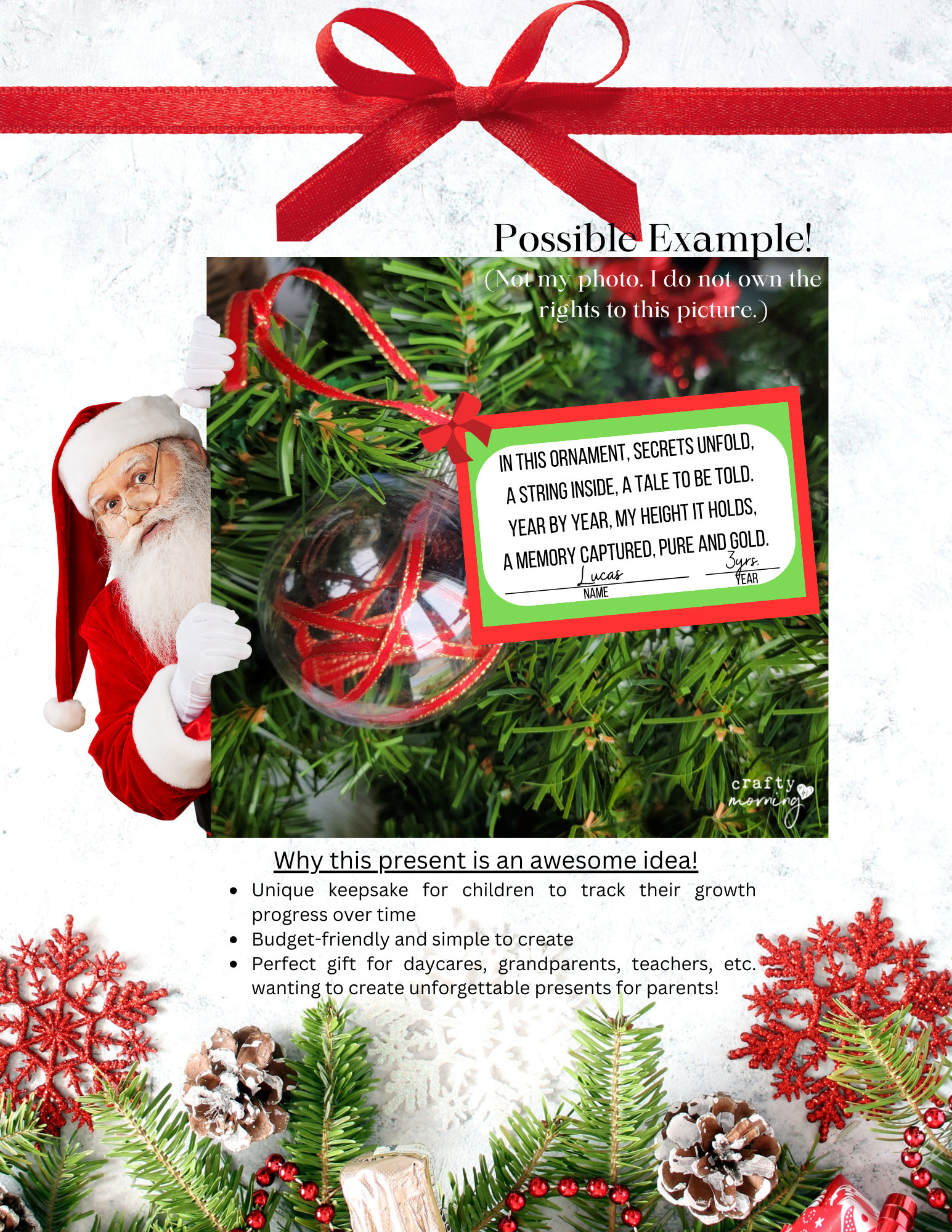 Printable | String Ornament Poem- INSTANT Download & Printable! - Etsy UK