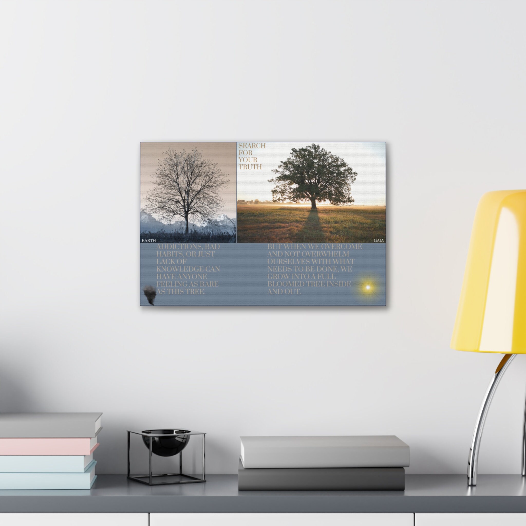 Sobriety Canva for Recovery Addiction Counseling Home or Office Decor ...