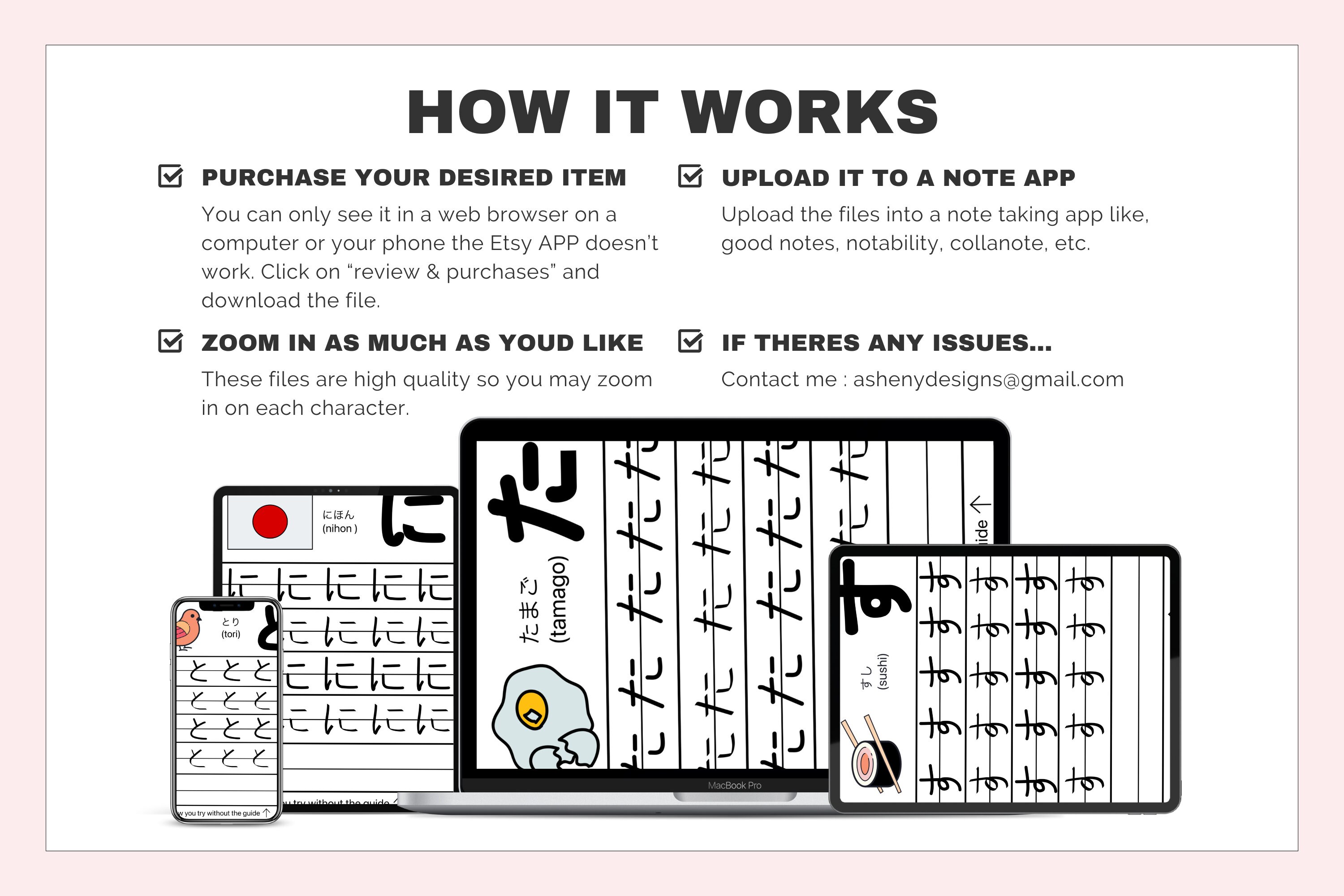 Japanese Alphabet Workbook, Japanese Learning Workbook, Hiragana ...