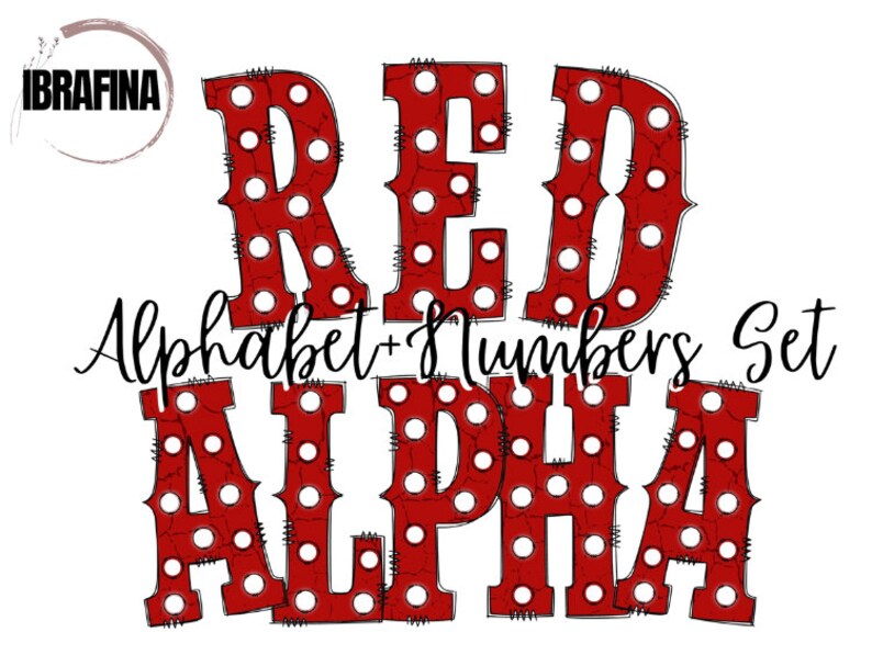 Red Marquee Letter Pngmarquee Number Png Led Display Fonts - Etsy