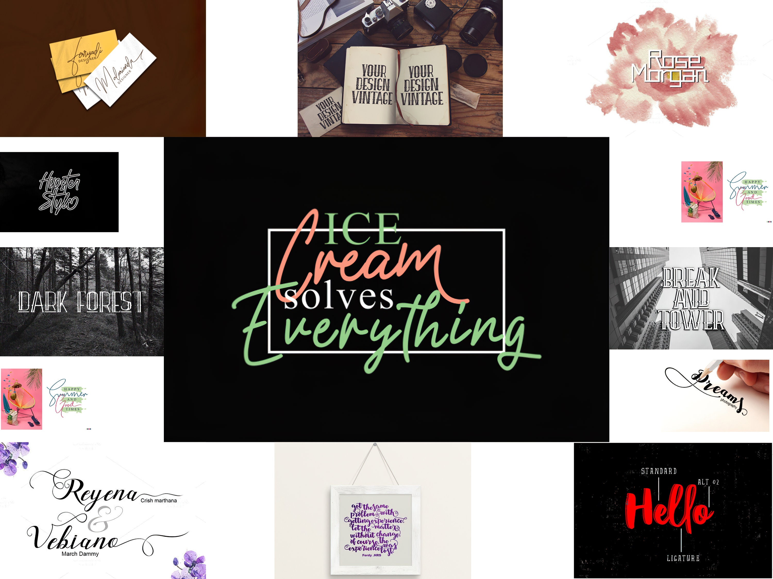 Mega Font Bundle,wedding Font Bundle,cursive Font Wedding,cursive Font ...