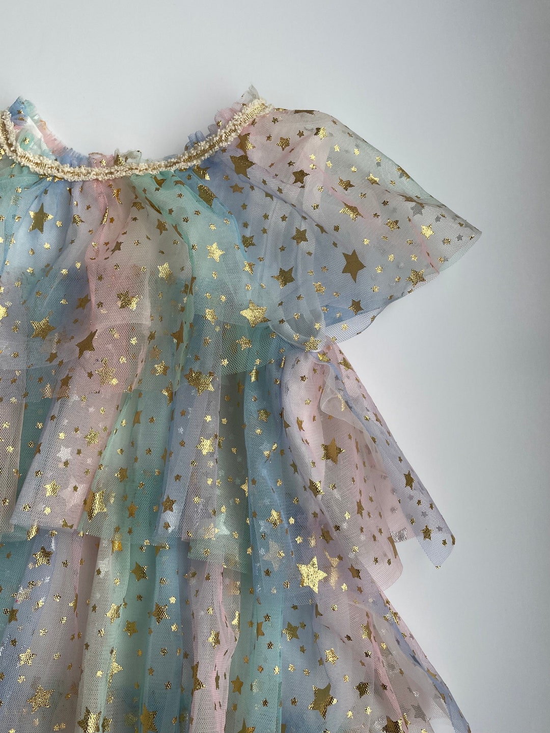 Rainbow Layer Star Party Dress - Etsy Hong Kong