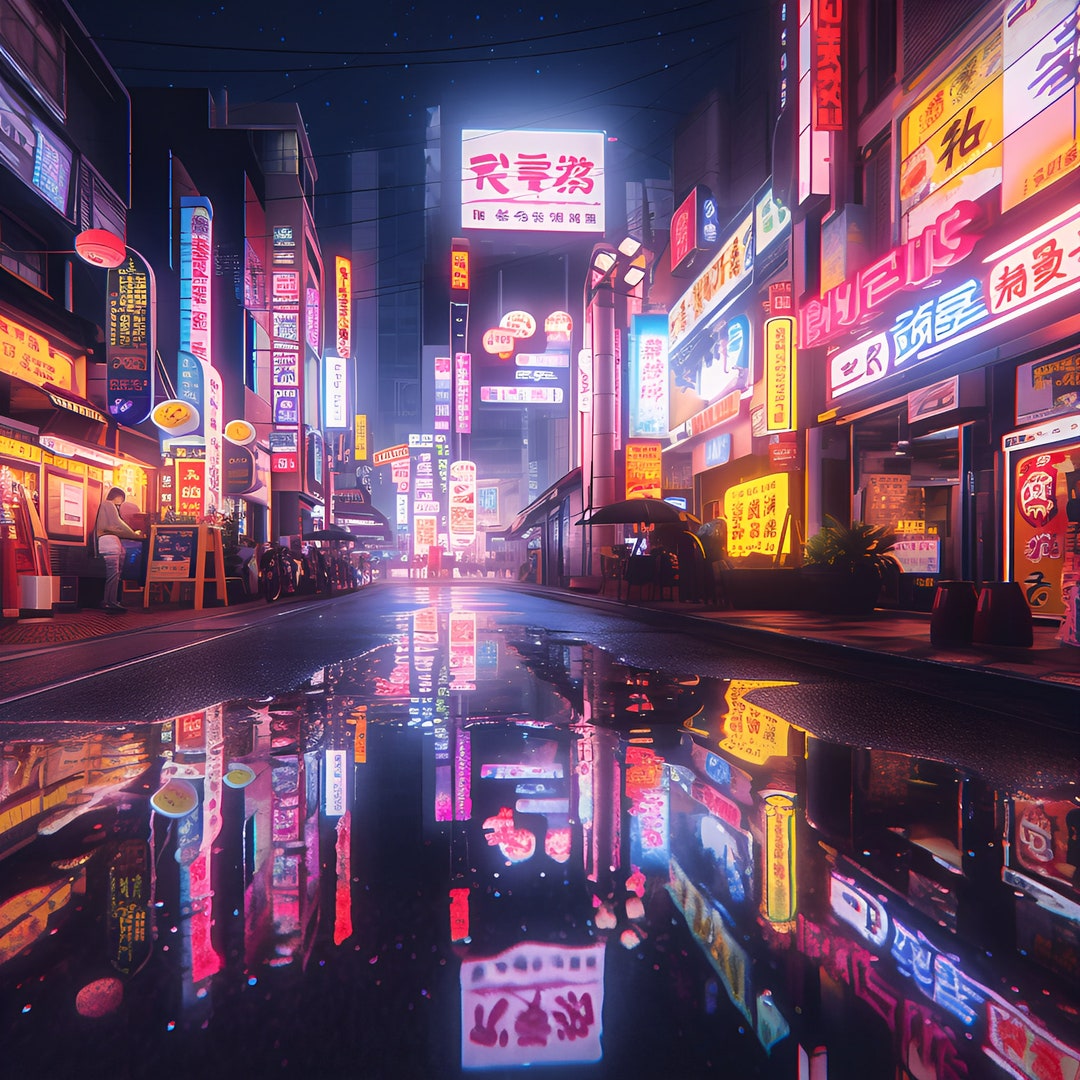 Neon Nights - Etsy