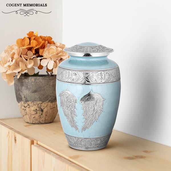 Light Blue Pet Urn - Etsy