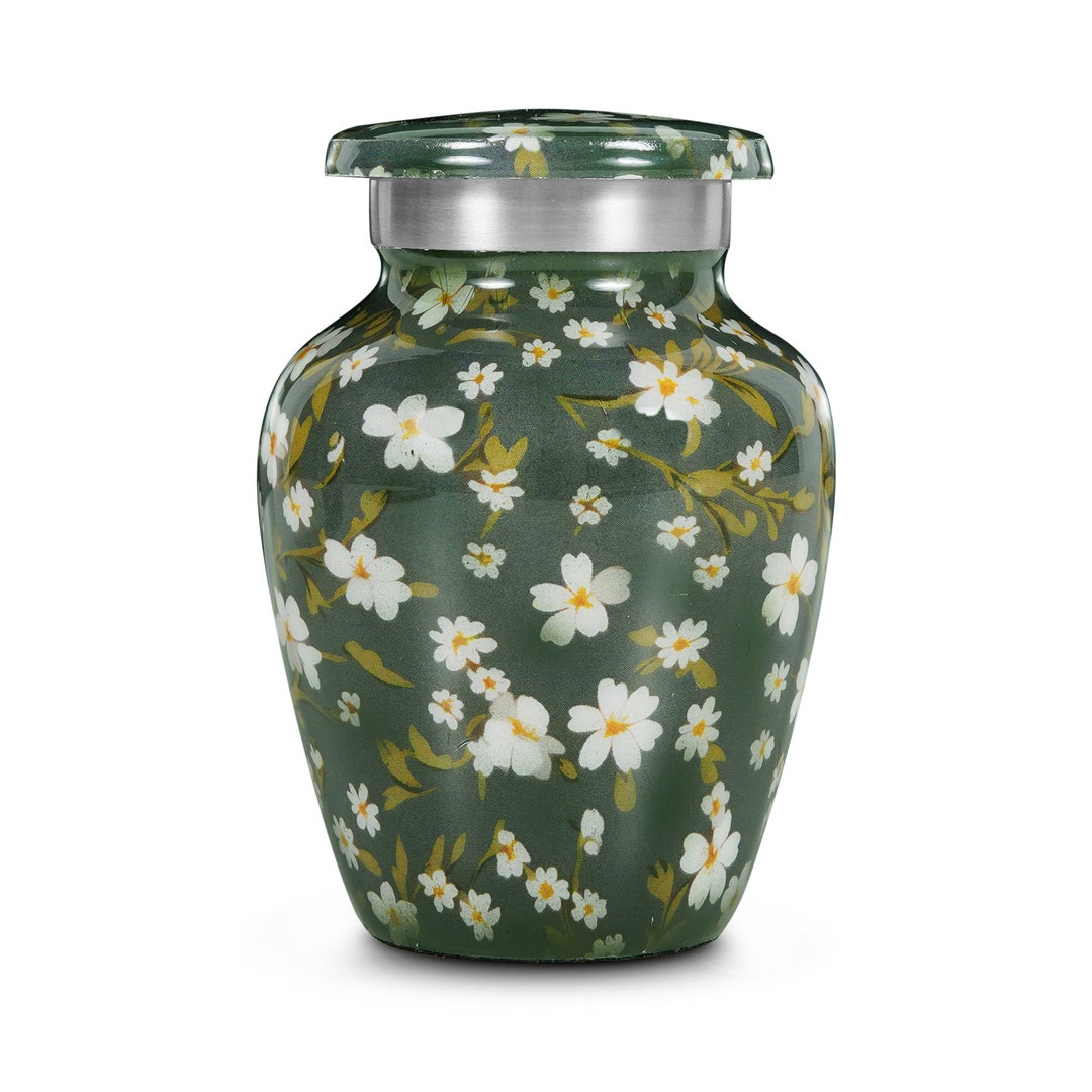 Green Mini Urns for Human Ashes Small Urns for Ashes Keepsake Urns for ...