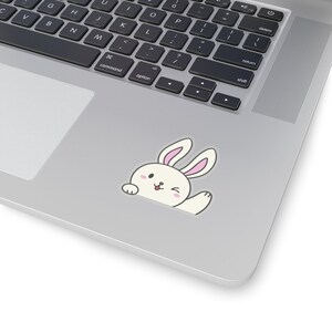 Cute Bunny / Rabbit Sticker for Laptop, Binder, Tumbler, and More! - Etsy