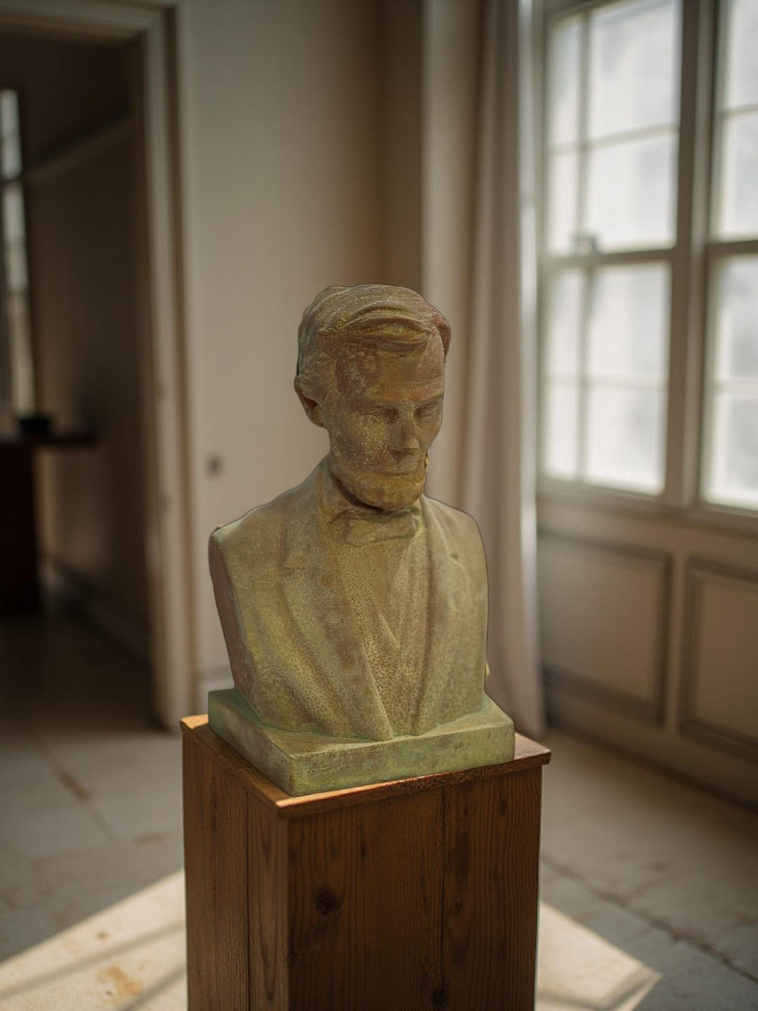 Copper Lincoln Bust Sculpture (made From Real Copper) - Etsy