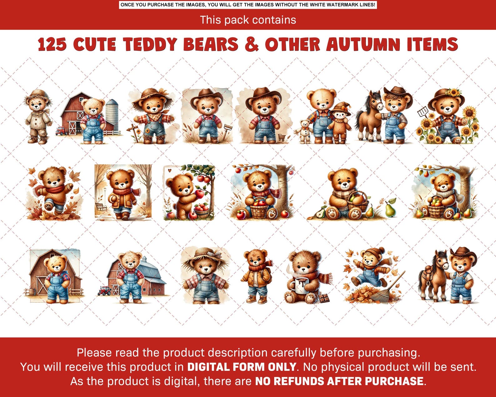 120 Autumn & Halloween, Farm Teddy Bear Cliparts | Farm, Cozy Fall ...