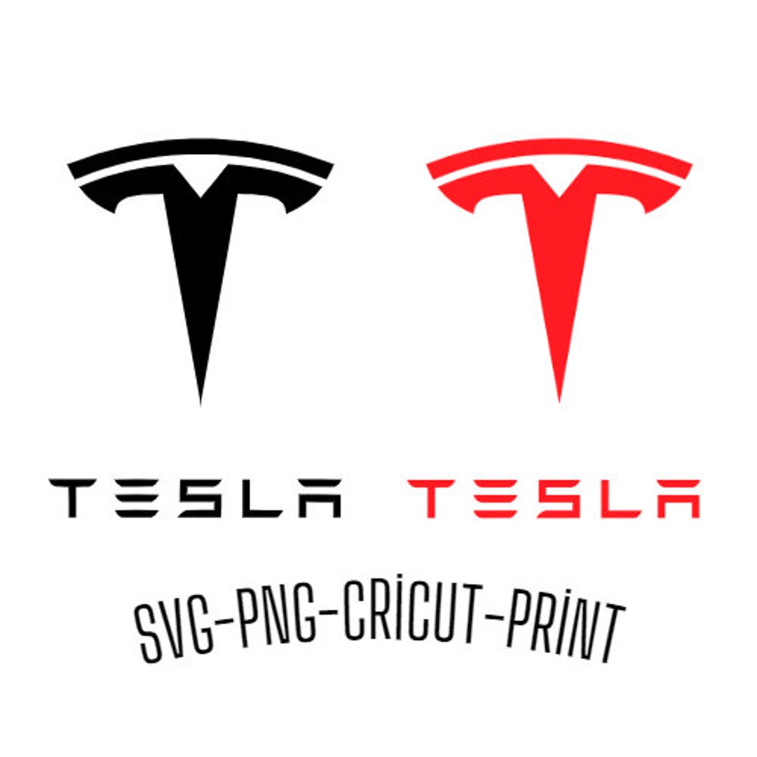 Tesla SVG Sticker Print PNG Decal High Quality Digital - Etsy