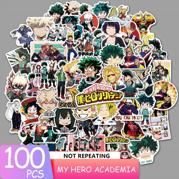 Boku No Hero Academia Sticker - Etsy