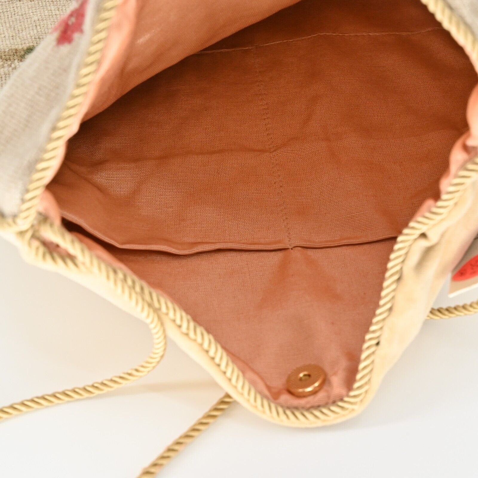 Vintage 90s Deadstock Rooster Tapestry Crossbody Bag Tan Red Magnetic ...