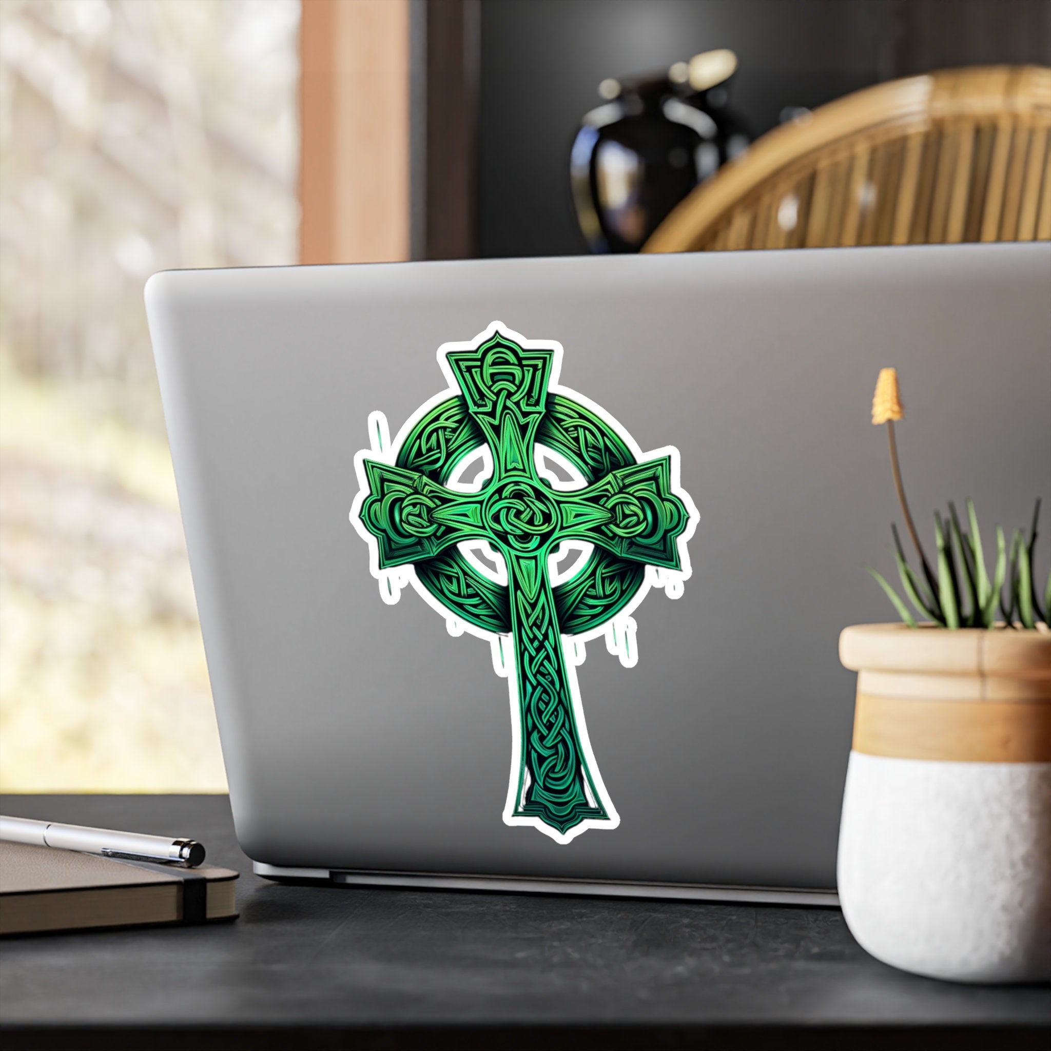 Celtic Cross Sticker - Etsy