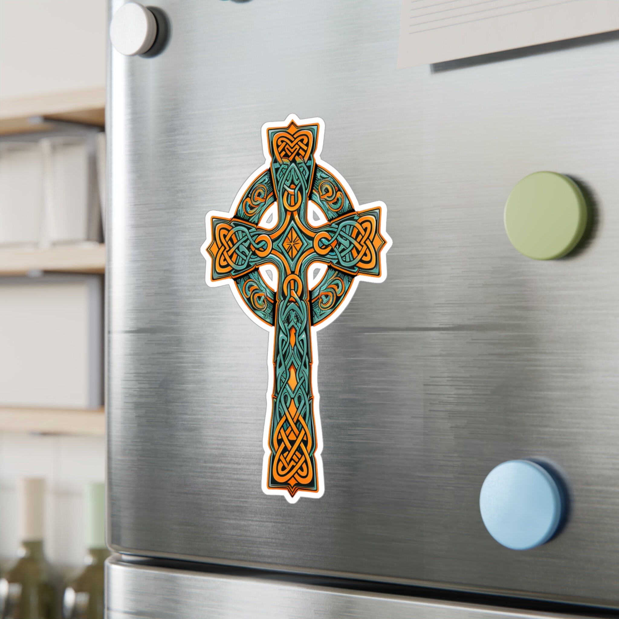 Celtic Cross Sticker - Etsy