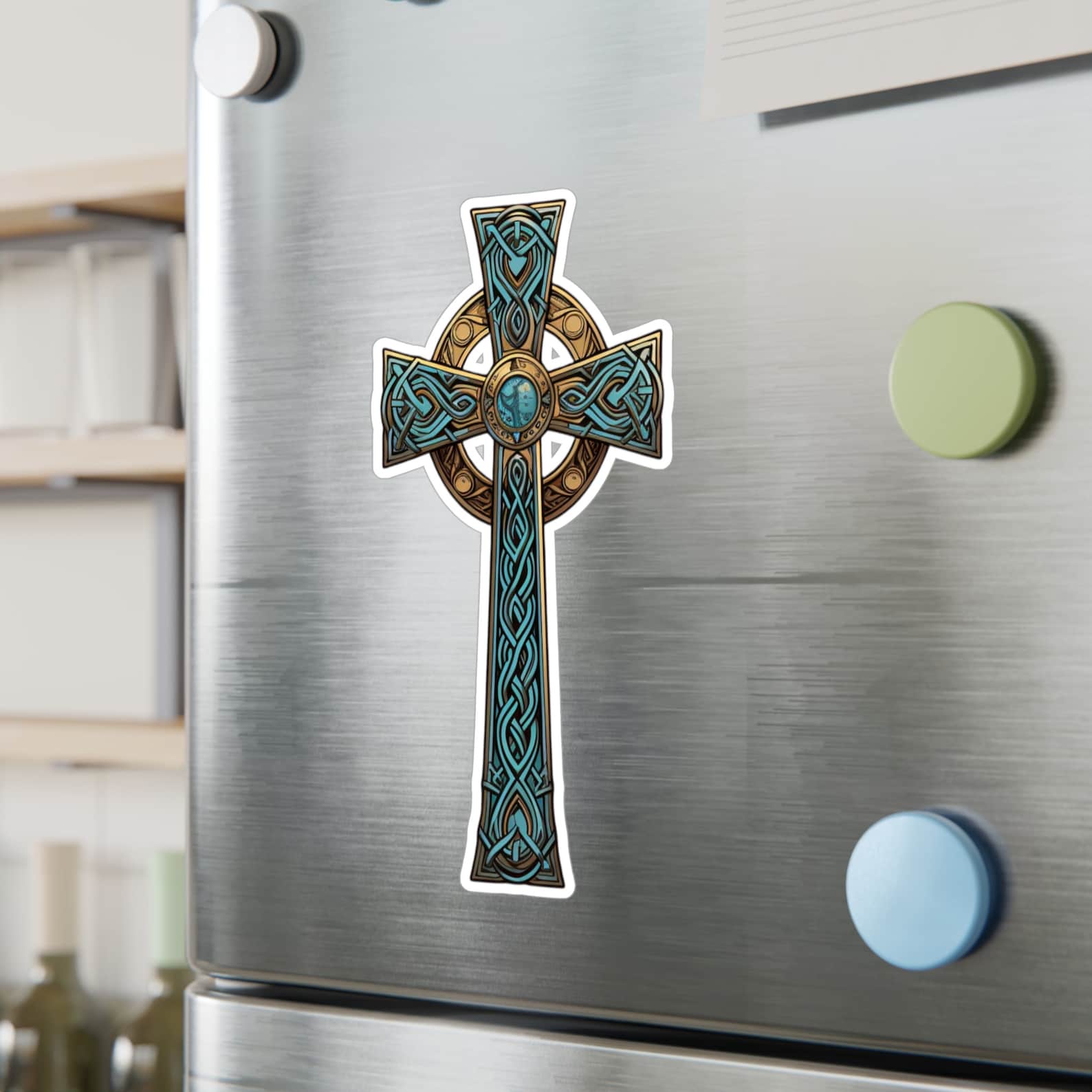 Celtic Cross Sticker - Etsy
