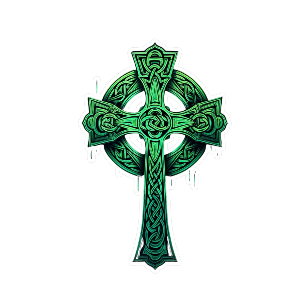 Celtic Cross Sticker - Etsy