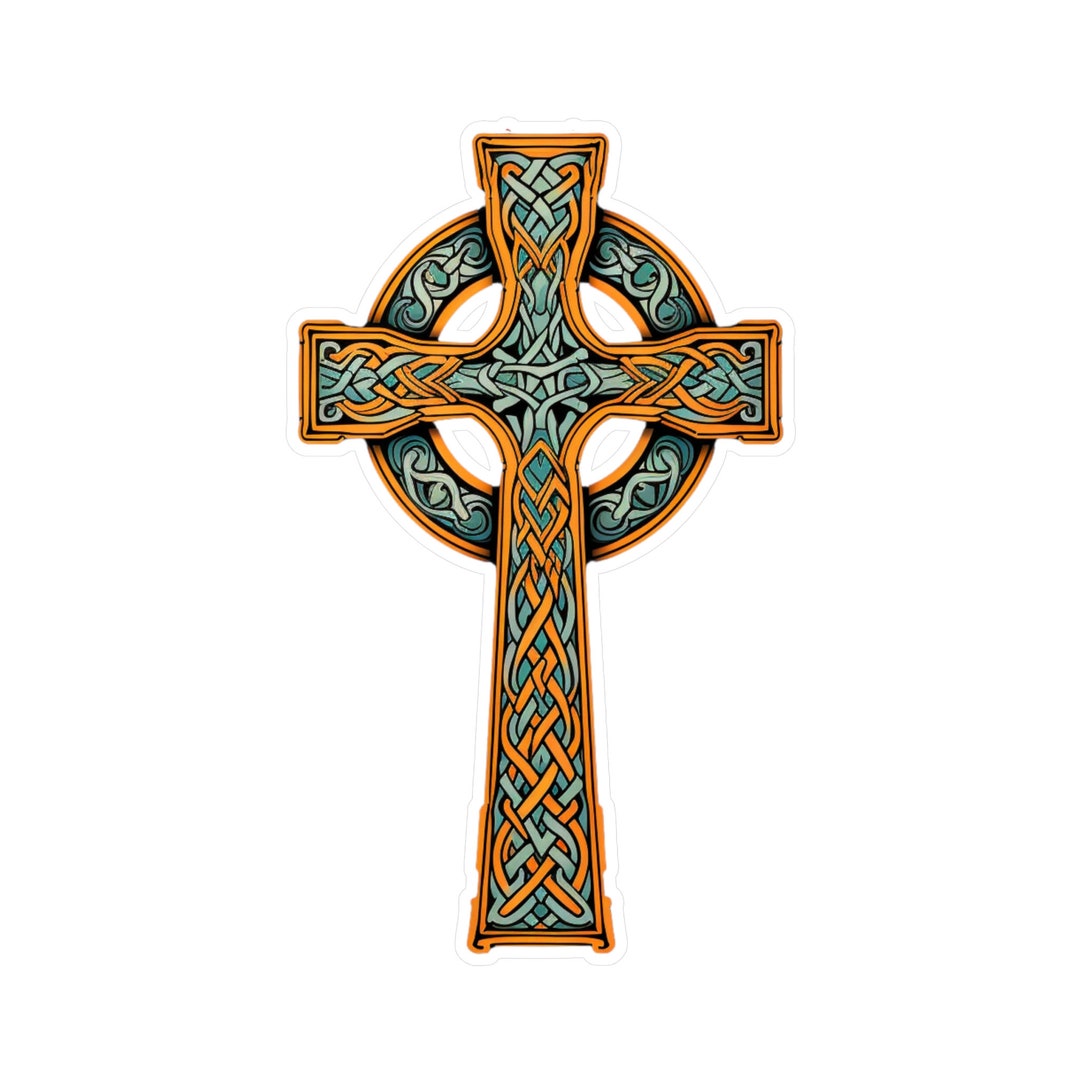 Celtic Cross Sticker - Etsy