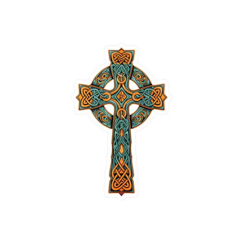 Celtic Cross Sticker - Etsy