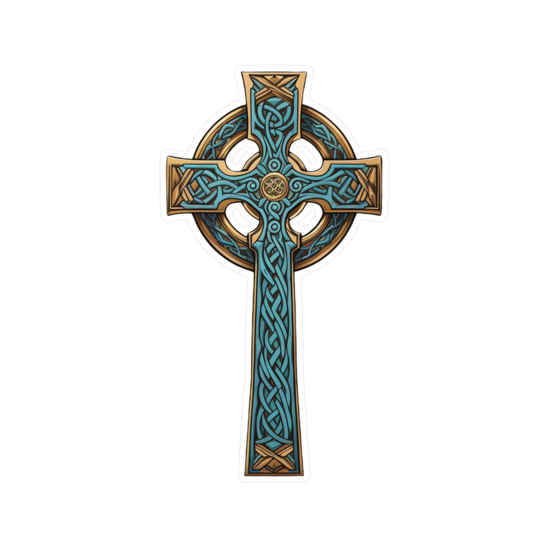 Celtic Cross, Sticker - Etsy