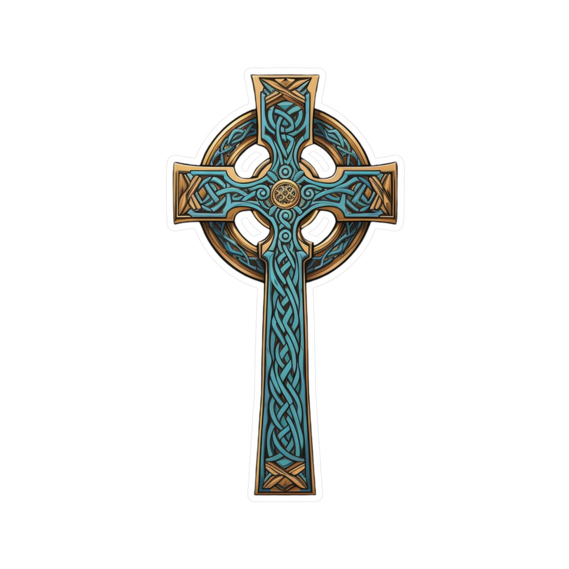 Celtic Cross, Sticker - Etsy