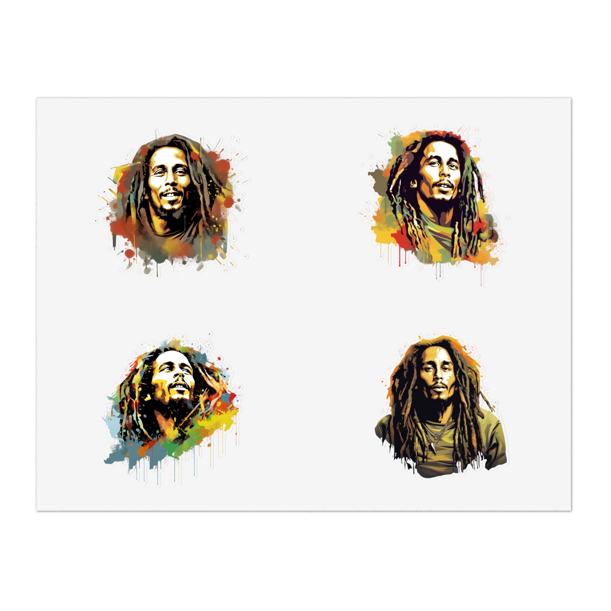 Bob Marley Sticker Sheets - Etsy