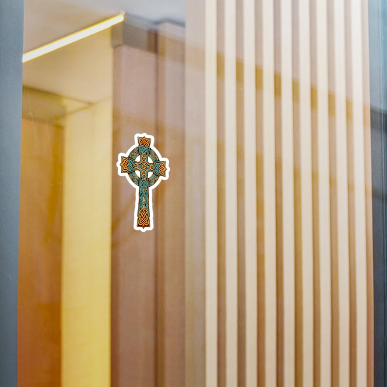 Celtic Cross Sticker - Etsy