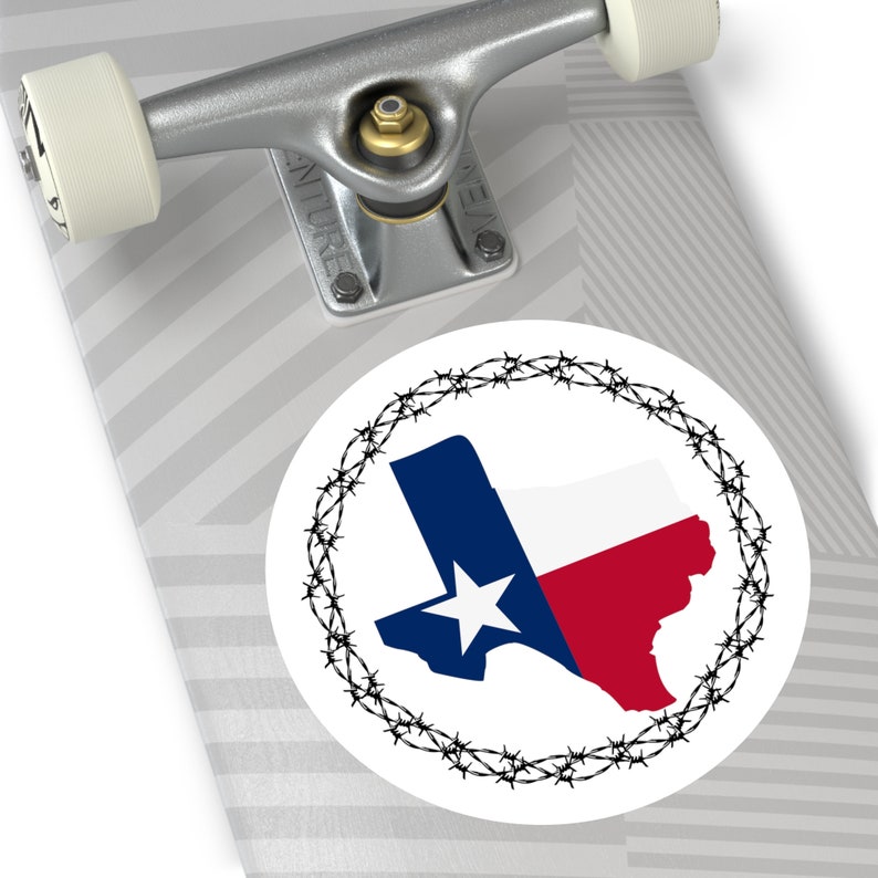 Barbed Wire Texas Flag - Etsy