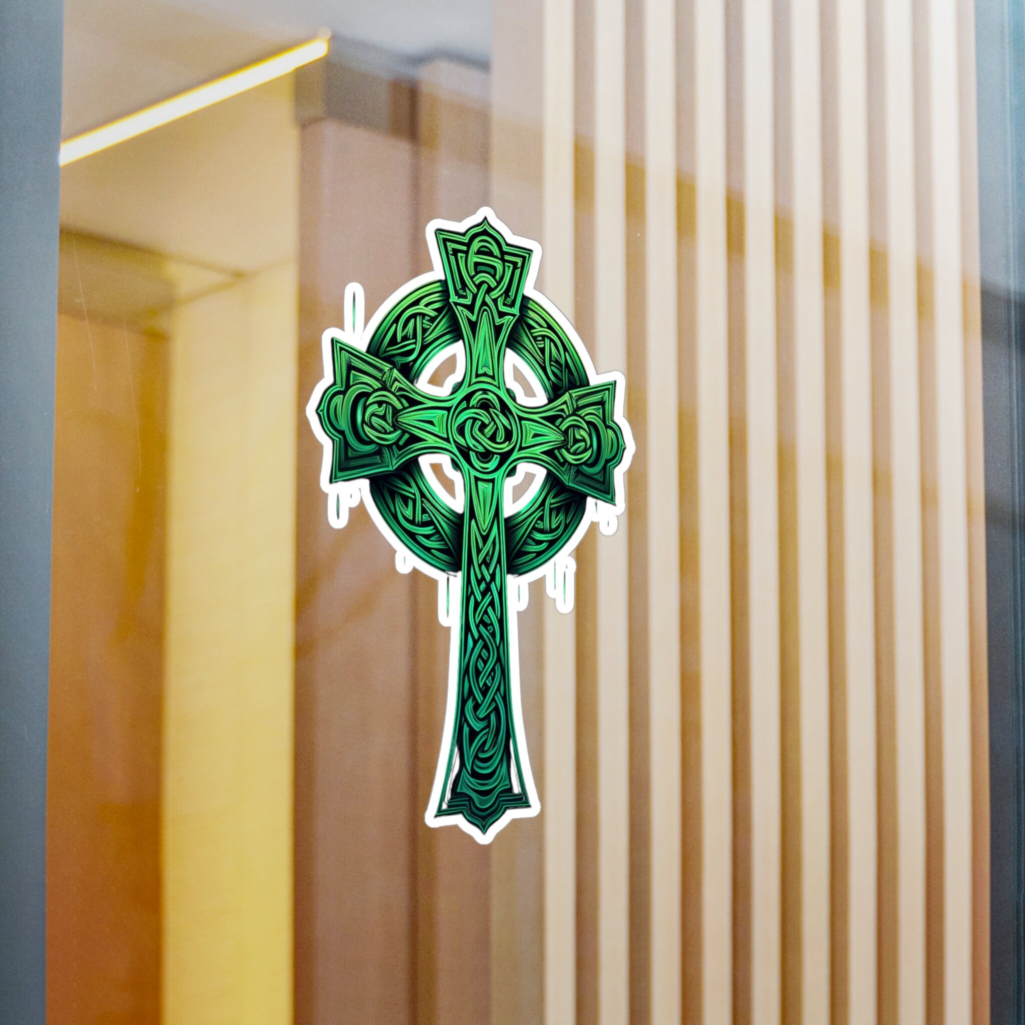 Celtic Cross Sticker - Etsy