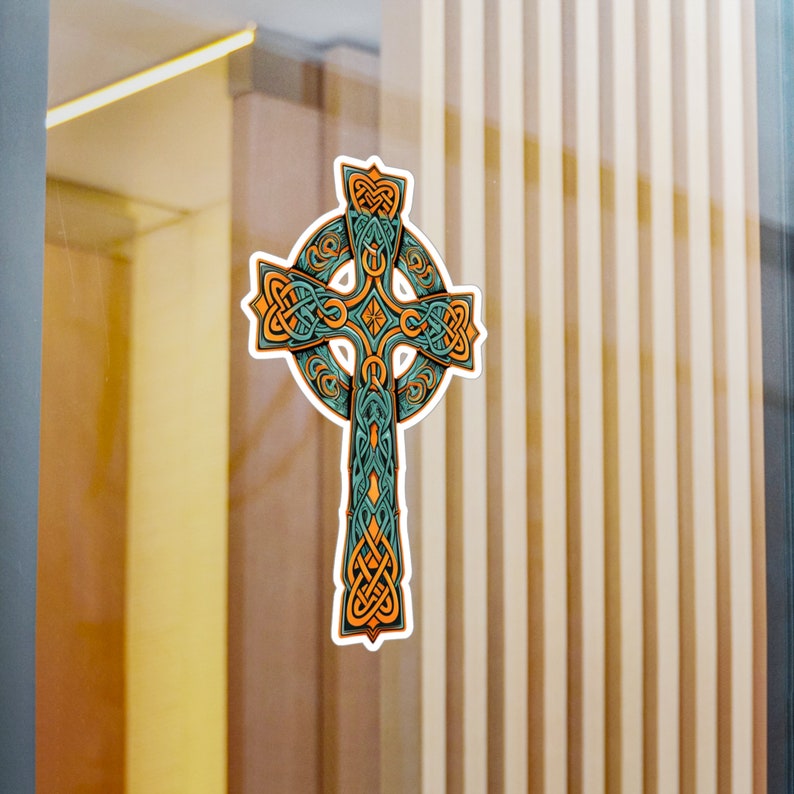 Celtic Cross Sticker - Etsy