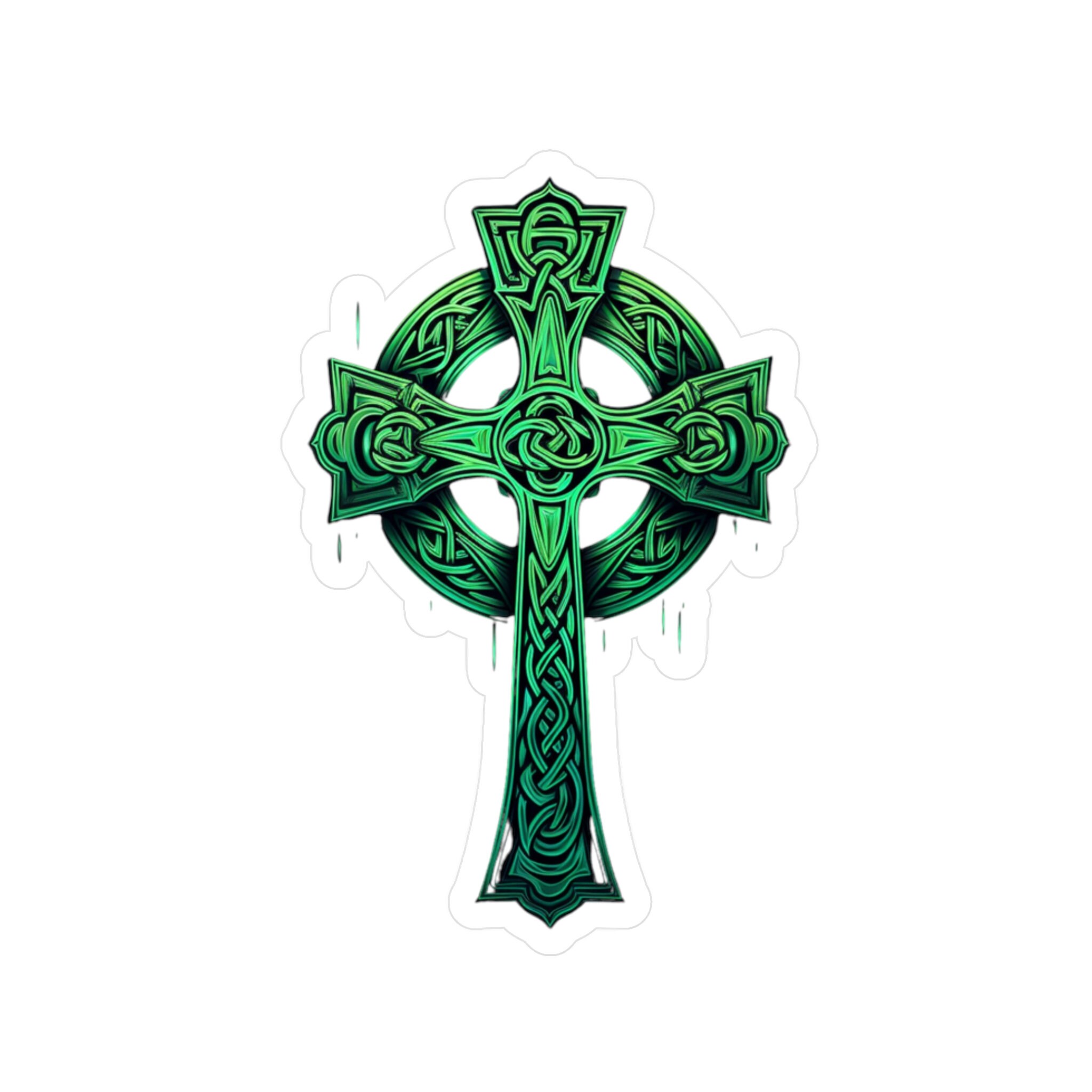 Celtic Cross Sticker - Etsy