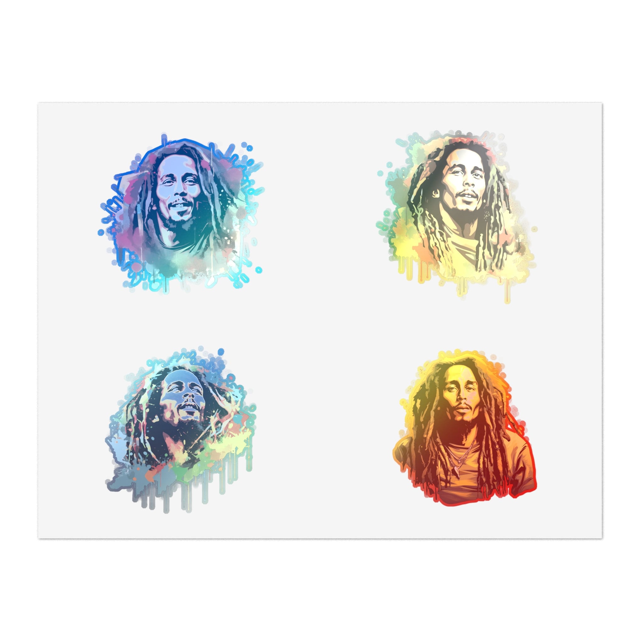 Bob Marley Sticker Sheets - Etsy